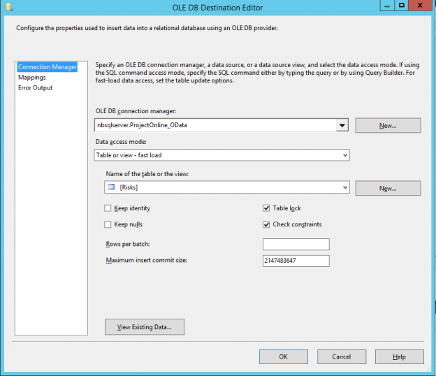 Project Site Custom List Reporting Using Ssis Odata Connector
